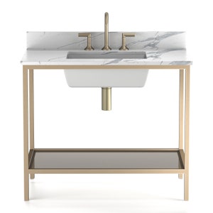 Metal Bathroom Vanity Base (emory) - Etsy