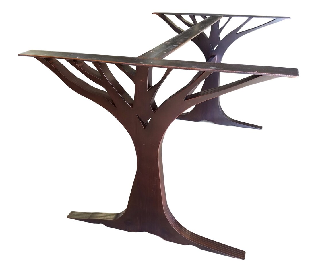 Metal Table Base oak Tree - Etsy