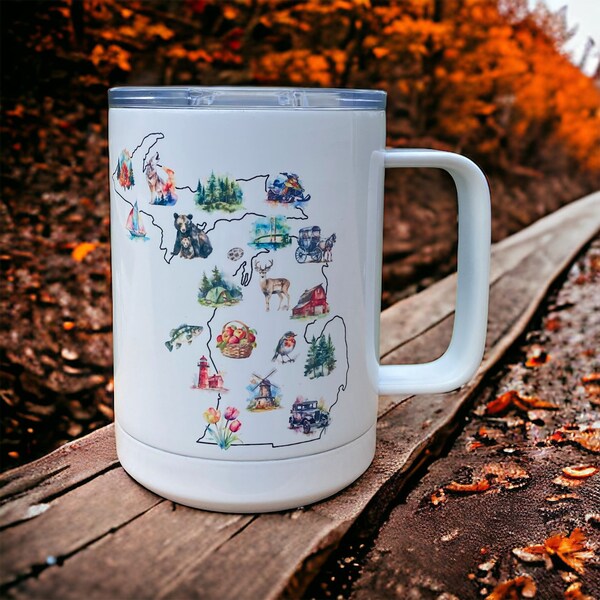 Michigan Mug - Etsy