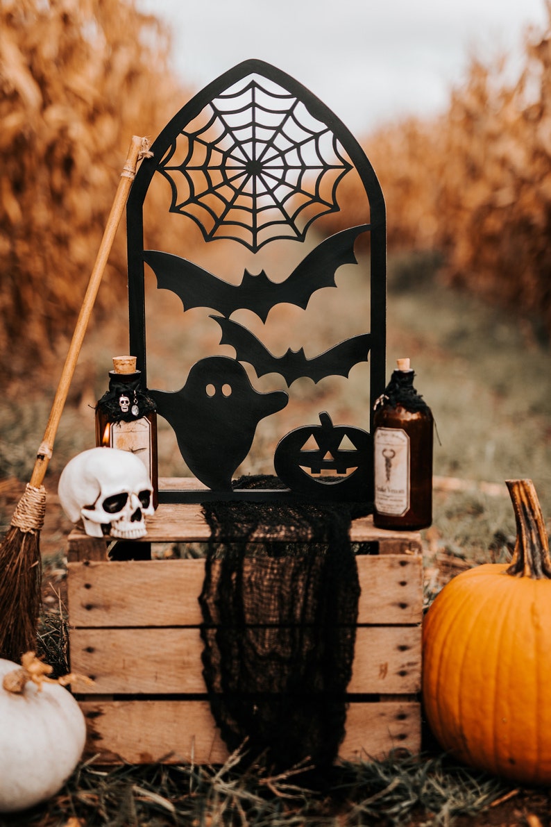 Spooky Arch Halloween Decor Window Arch Halloween - Etsy