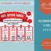 Red Ribbon Week Schedule Activity Flyer Printable for School PTA | PTO ...