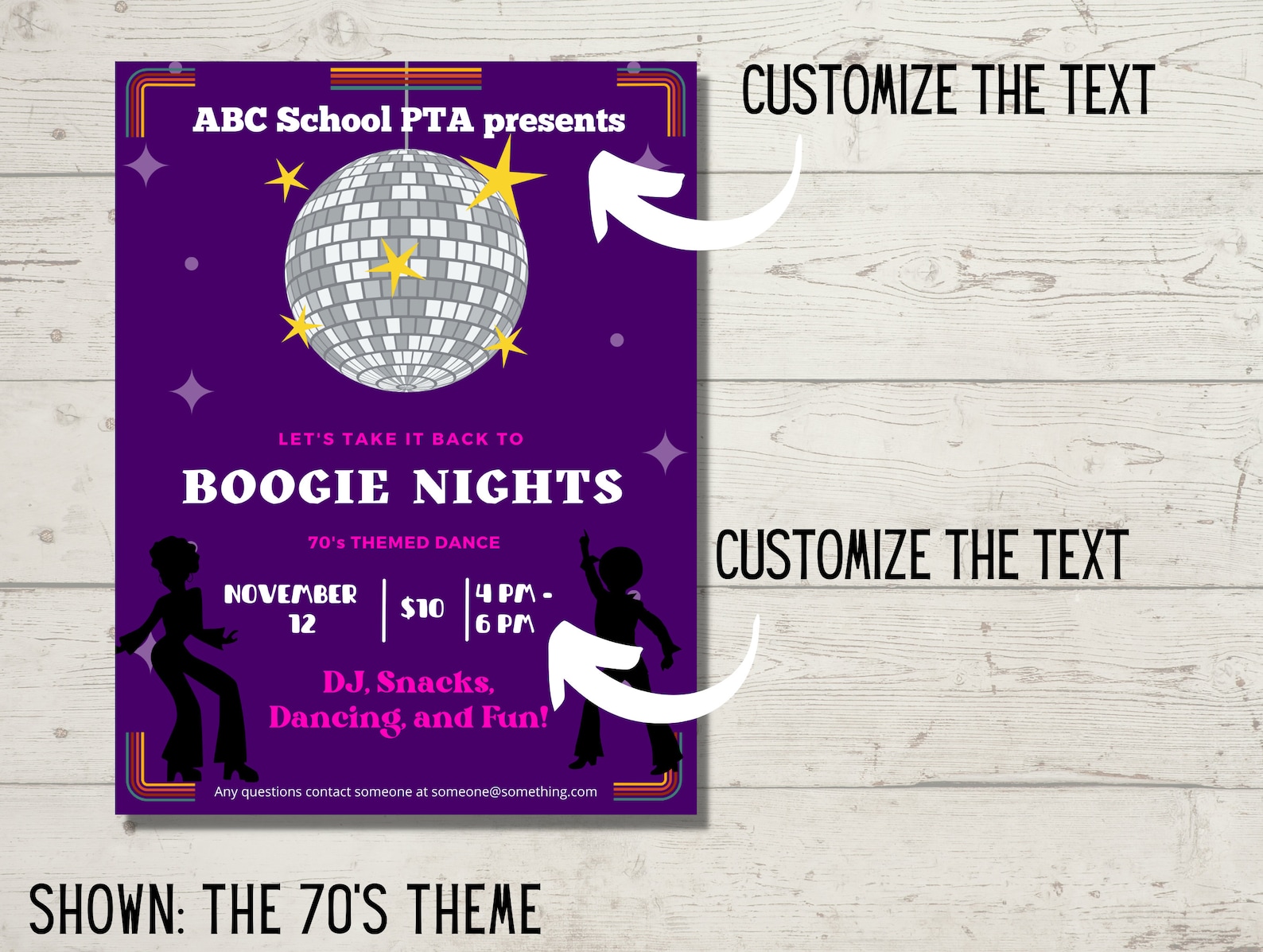 School Dance Flyer and Tickets Printable for the Whole School Year ASB ...
