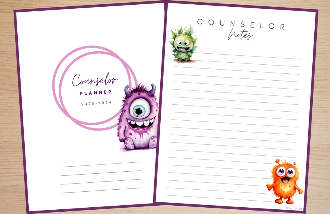 School Counselor Undated Planner 2023-2024 Counselors - Etsy