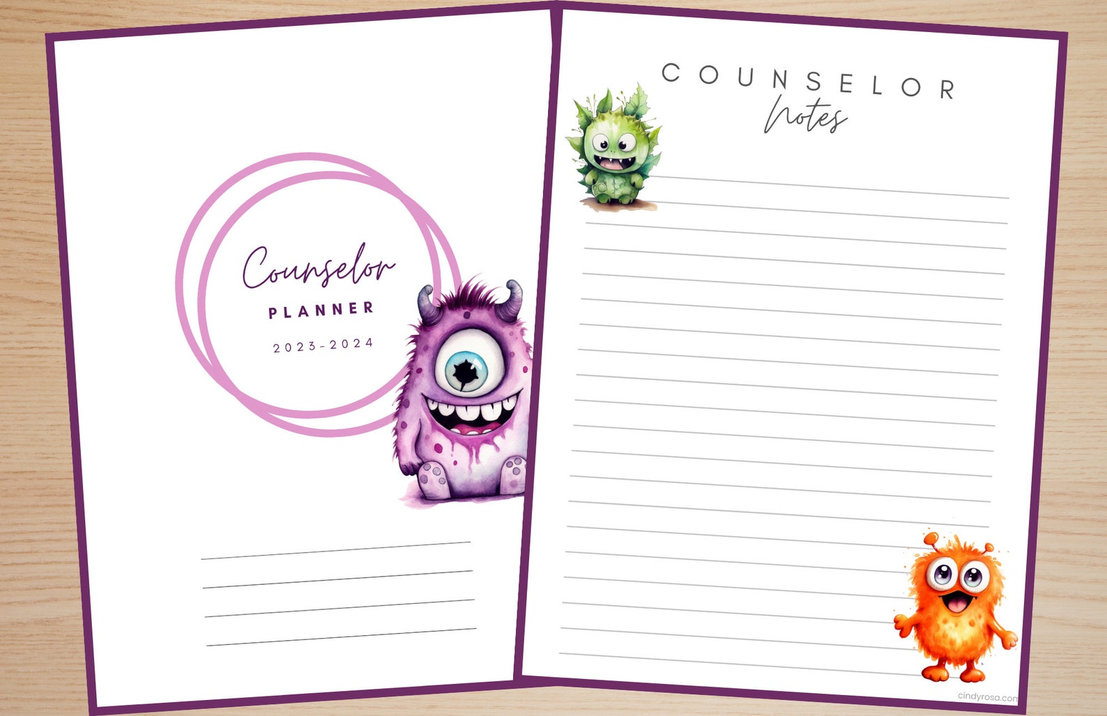 School Counselor Undated Planner 2023-2024 Counselors - Etsy