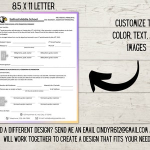 Front Office Parent Release Form School Permission Slip, Editable ...