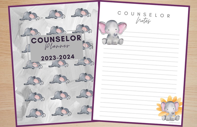 School Counselor Undated Planner 2023-2024, Counselors Printable ...