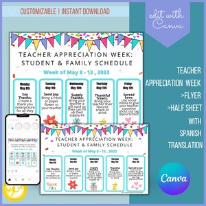Teacher Appreciation Week Printable, Teacher Appreciation Week ...