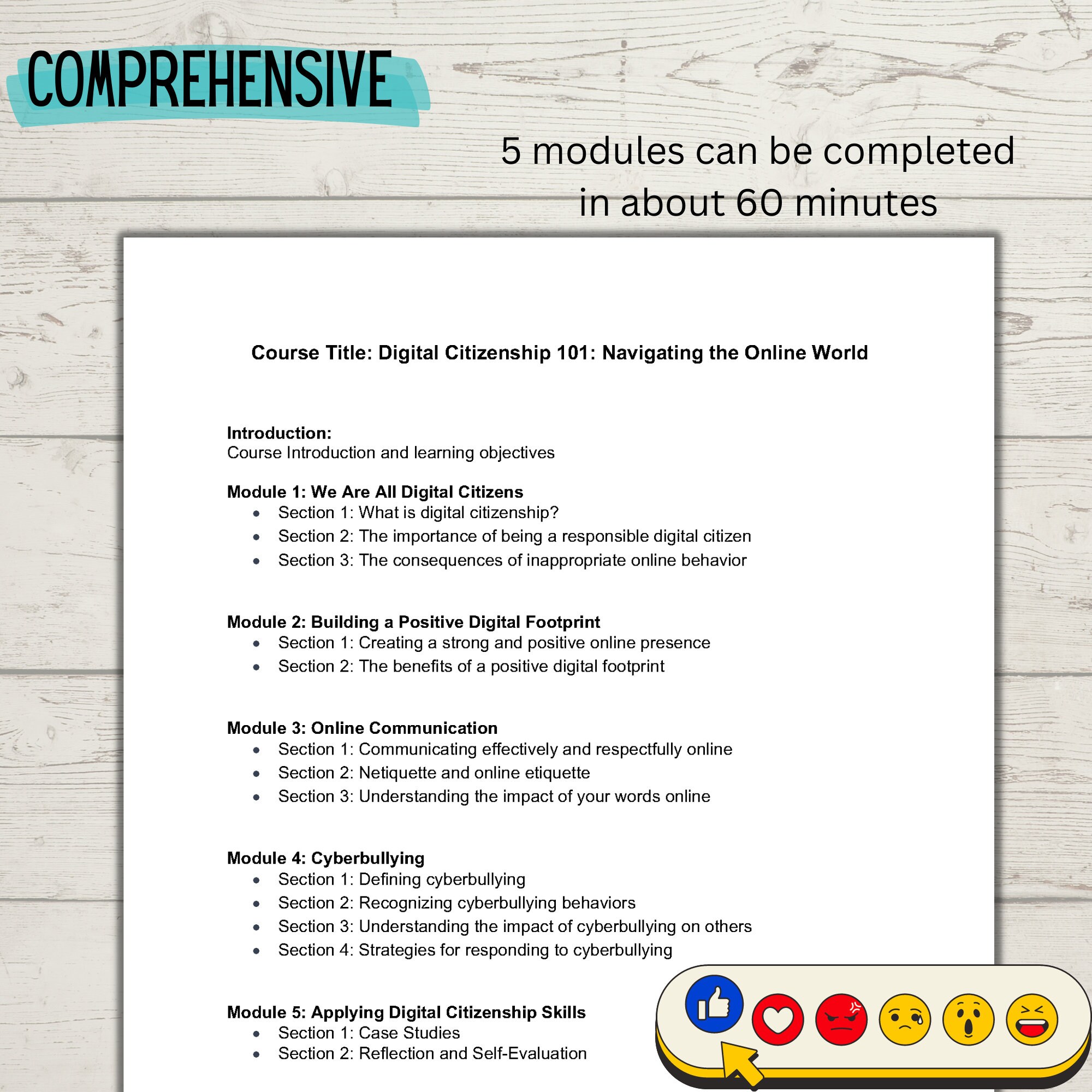 Cyberbullying Prevention Lesson, Internet Safety Course, Digital ...