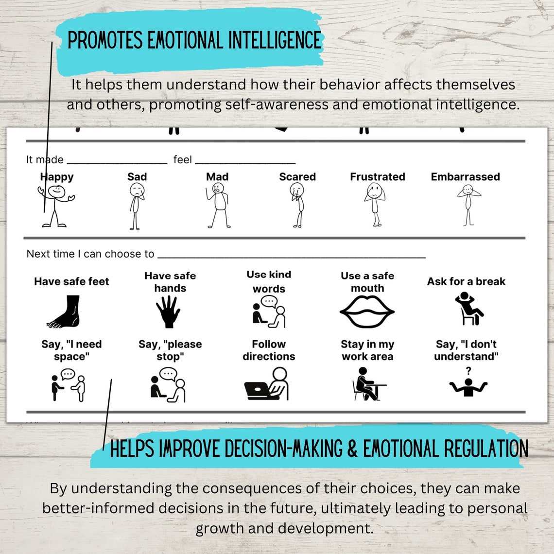 Behavior Reflection Sheet Elementary, Elementary Student Behavior ...