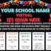 Red Ribbon Week Virtual Schedule Activity Flyer Printable for School ...
