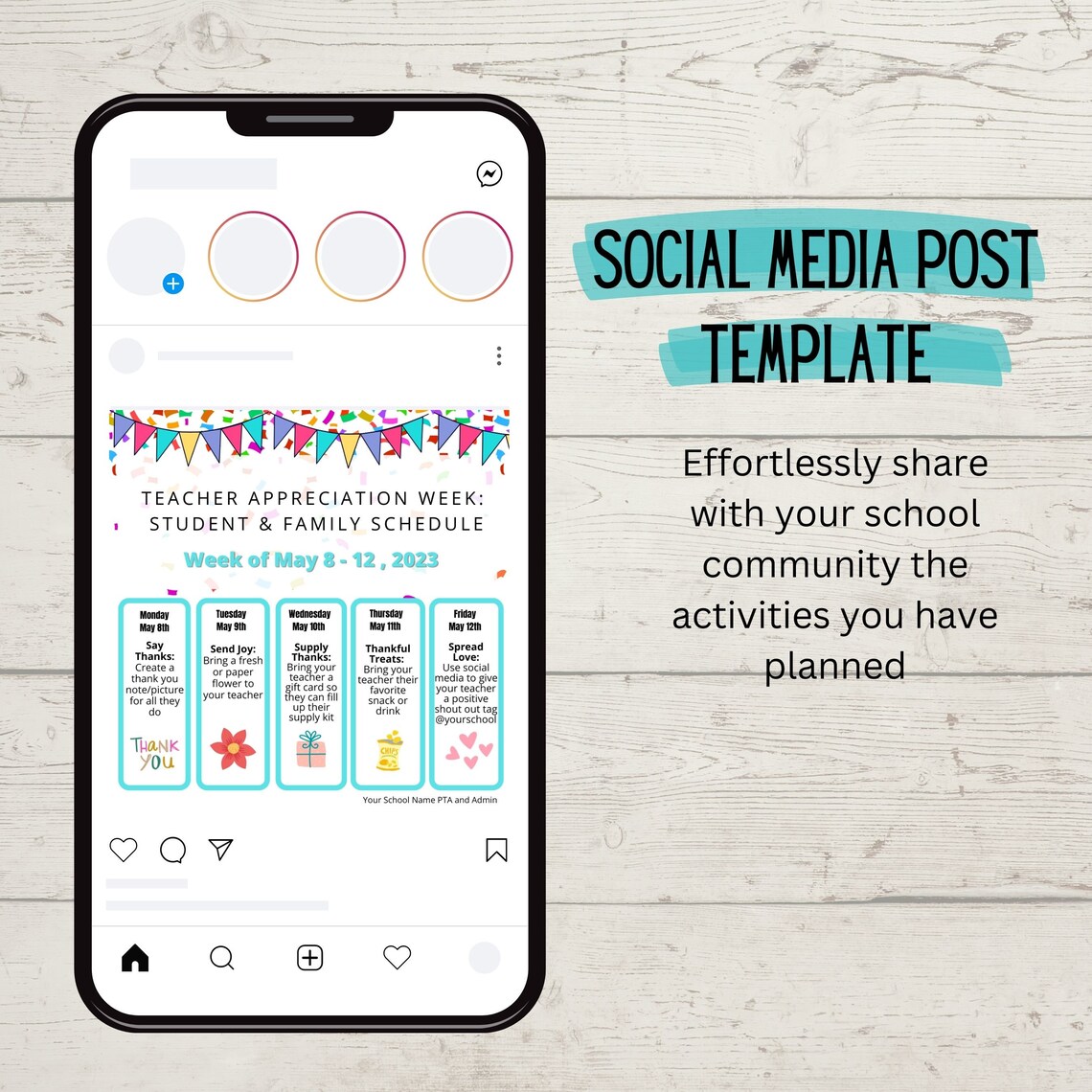 Teacher Appreciation Week Printable, Teacher Appreciation Week ...