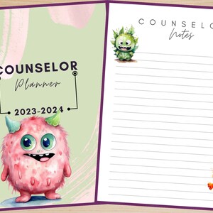 School Counselor Undated Planner 2023-2024, Counselors Printable ...