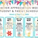 Editable Teacher Appreciation Family Newsletter, Printable Appreciation ...