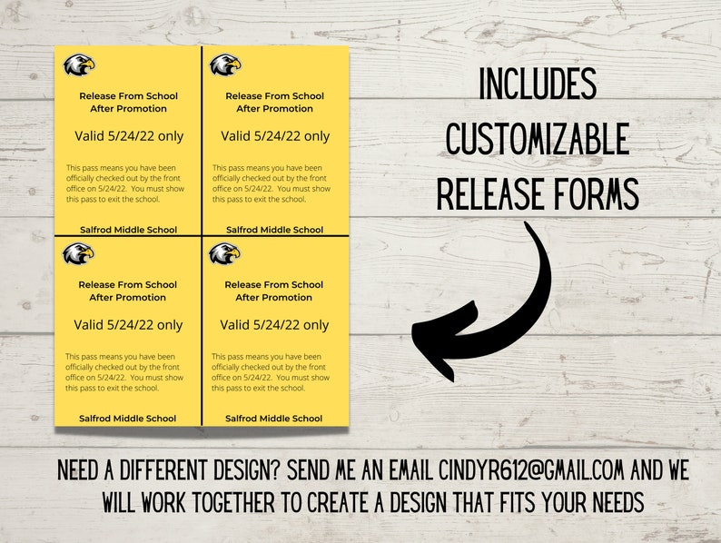 Front Office Parent Release Form School Permission Slip, Editable ...