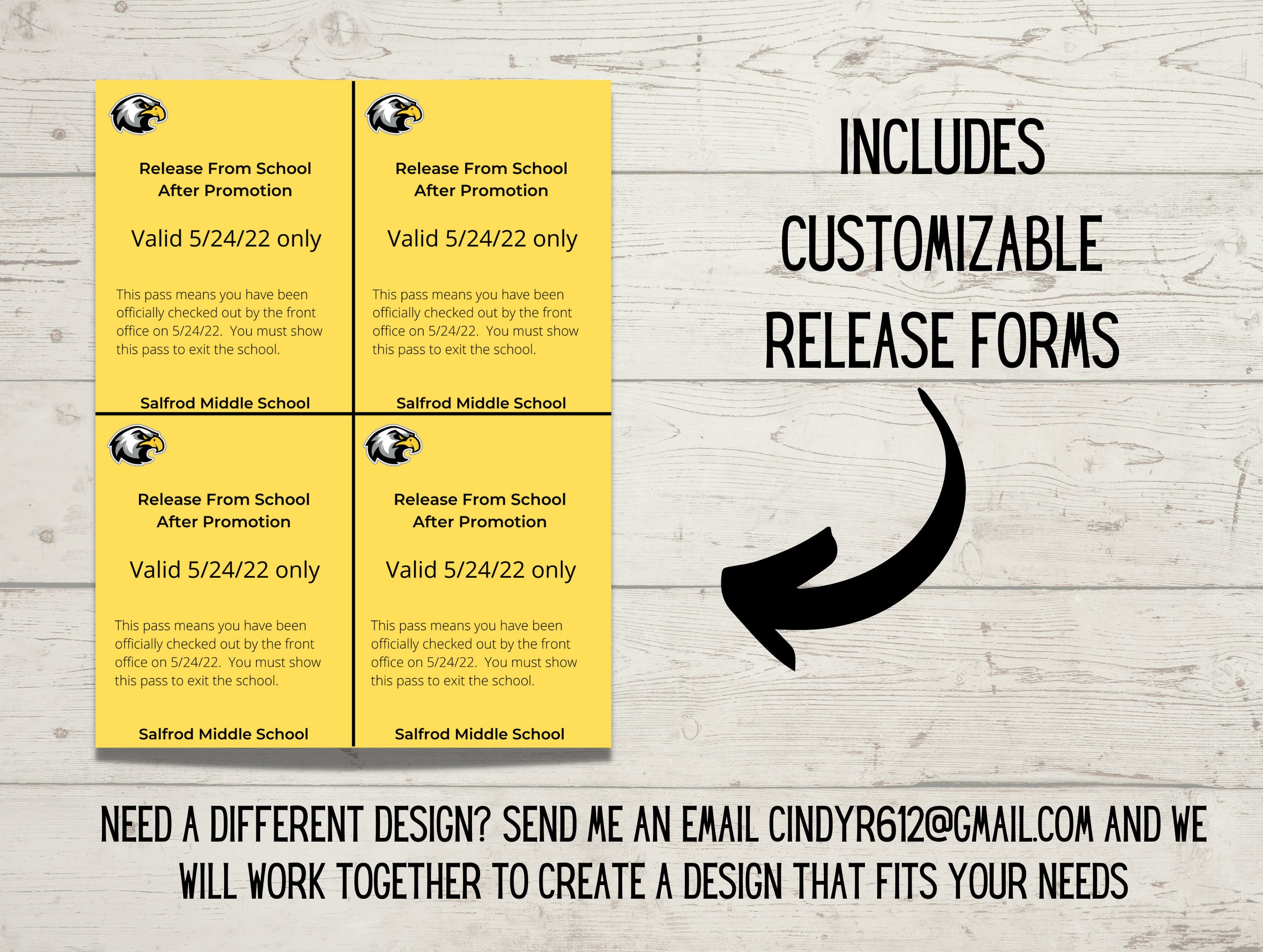 Front Office Parent Release Form School Permission Slip, Editable ...