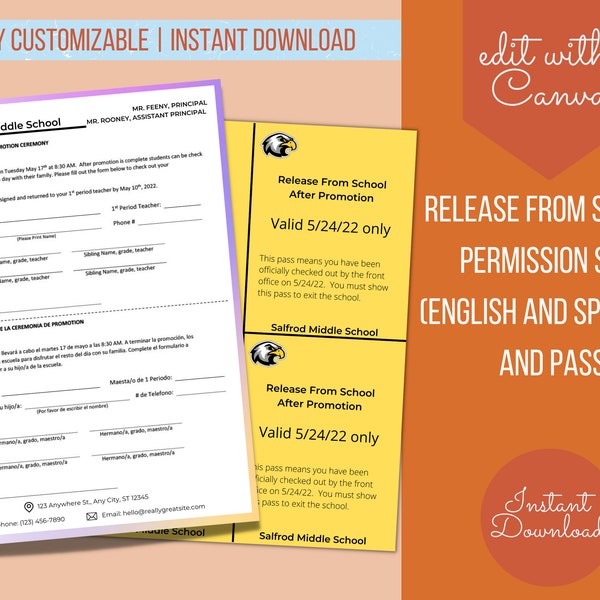 Permission Slip - Etsy