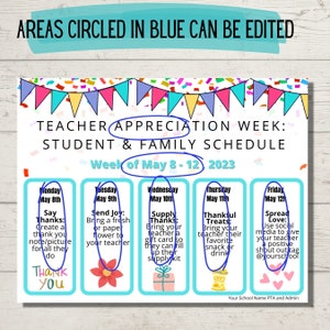 Teacher Appreciation Week Printable, Teacher Appreciation Week ...