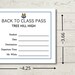 Customizable Back to Class Pass Counselor | AP | Principal | Nurse ...