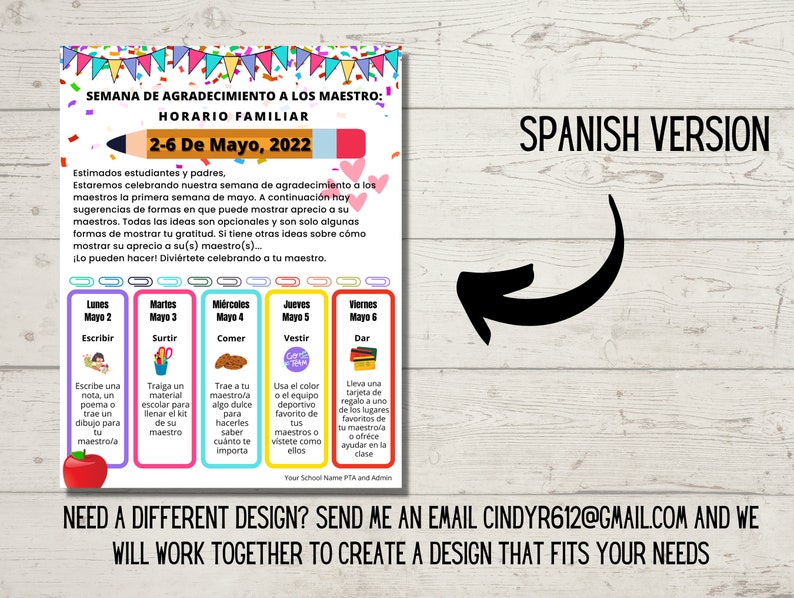 Editable Teacher Appreciation Family Newsletter Printable - Etsy