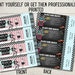 School Dance Tickets Printable for the Whole School Year ASB | PTA ...