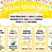 Yellow Ribbon Spirit Week Digital Flyer, Kindness Week Agenda, Anti ...