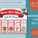 Winter Spirit Week School Flyer, Editable Printable Digital Template ...