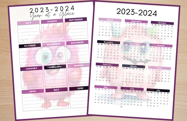 School Counselor Undated Planner 2023-2024, Counselors Printable ...