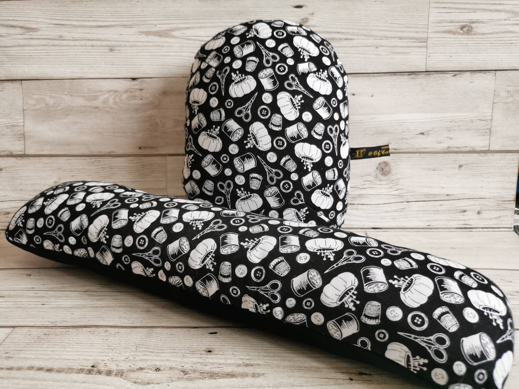 Sewing Notions Tailors Ham or Sausage Sleeve Ham. Pressing Ham, Ironing ...