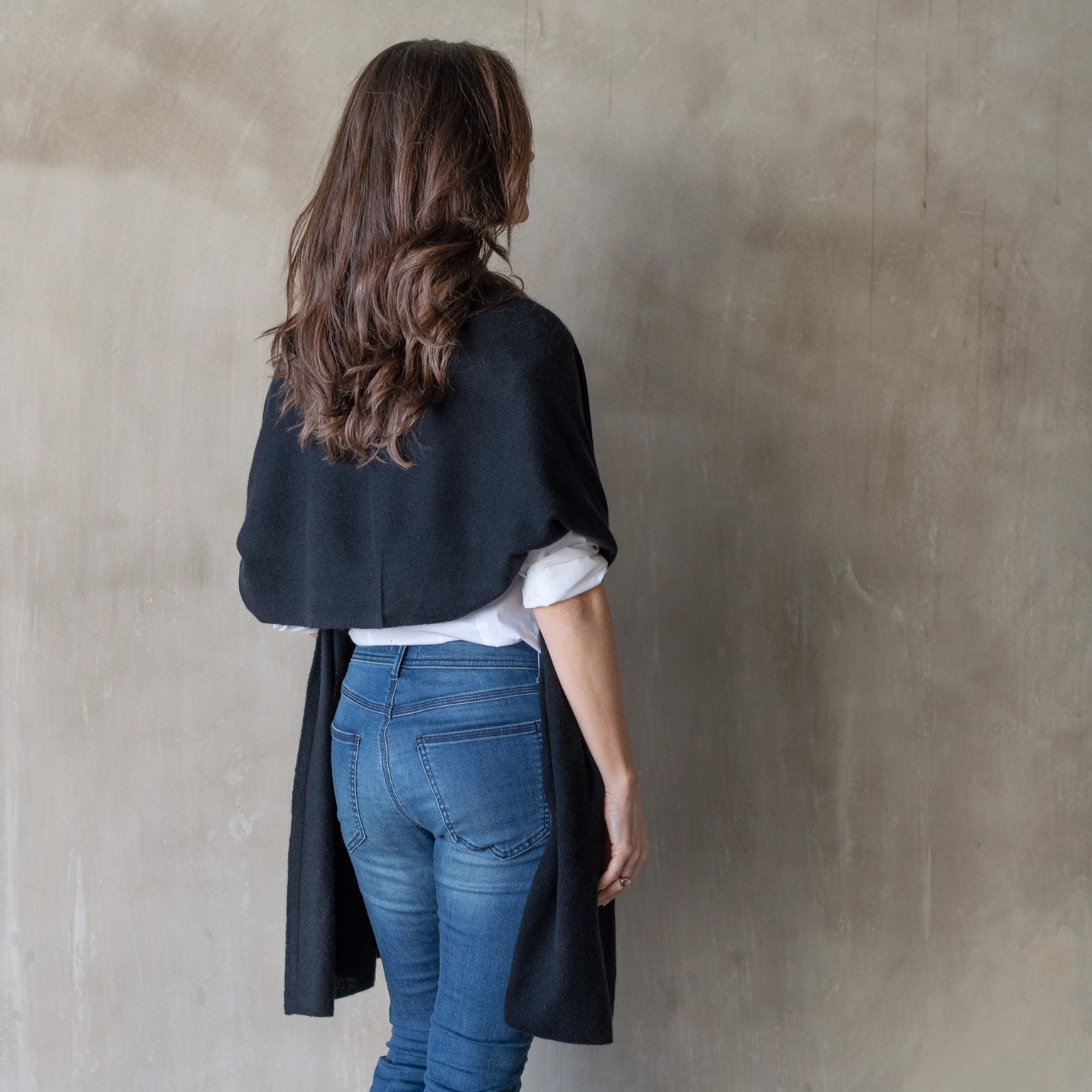 Black Cashmere Wrap/black Wrap/black Cashmere Shawl/long Black Cashmere ...