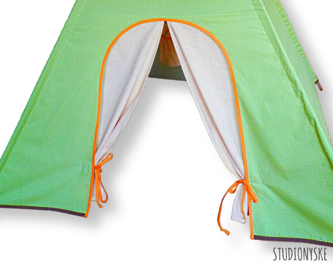 Teepee PATTERN Sunflower Kids Play Tent With Door Window - Etsy