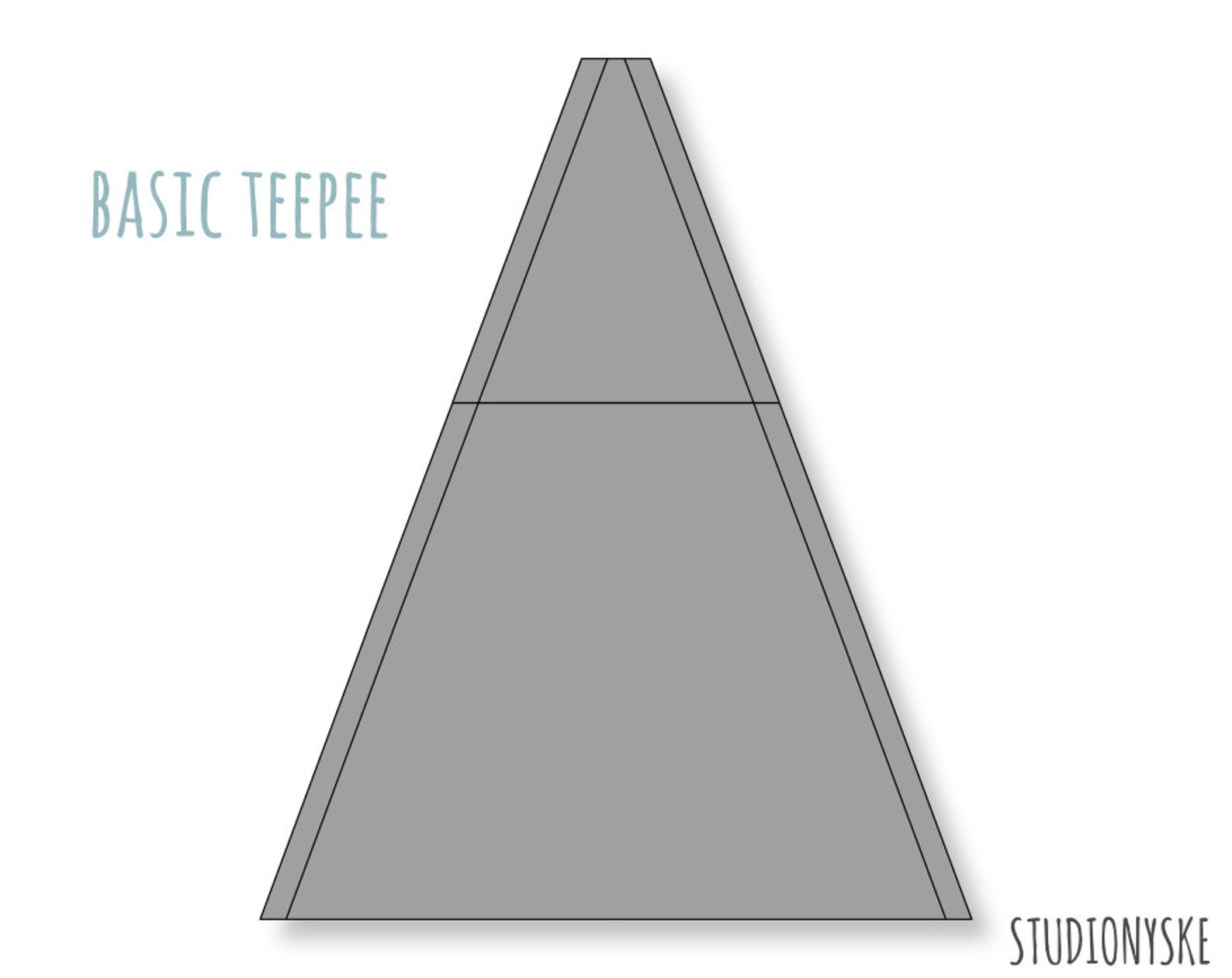 Teepee Tent Sewing PATTERN Design Your Own Wigwam Play Tent for Boys ...
