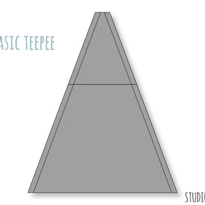 Teepee Tent Sewing PATTERN Design Your Own Wigwam Play Tent for Boys ...