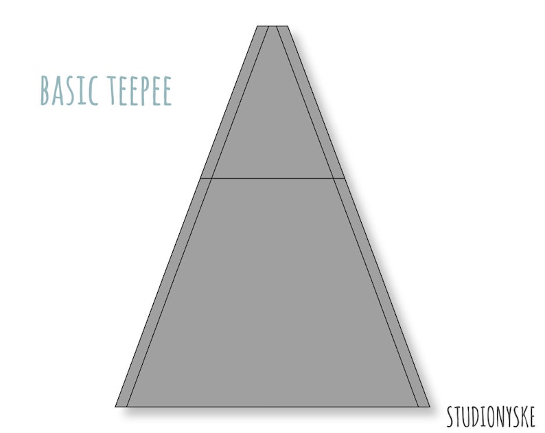 Teepee Tent Sewing PATTERN Design Your Own Wigwam Play Tent - Etsy