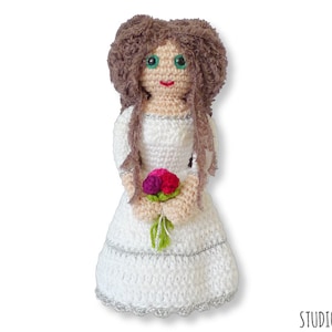 Wedding Couple Crochet Pattern Bride and Groom Amigurumi Dolls Bridal ...