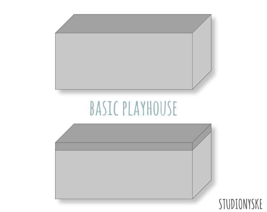 Fabric playhouse PATTERN design your own table tent for boys | Etsy