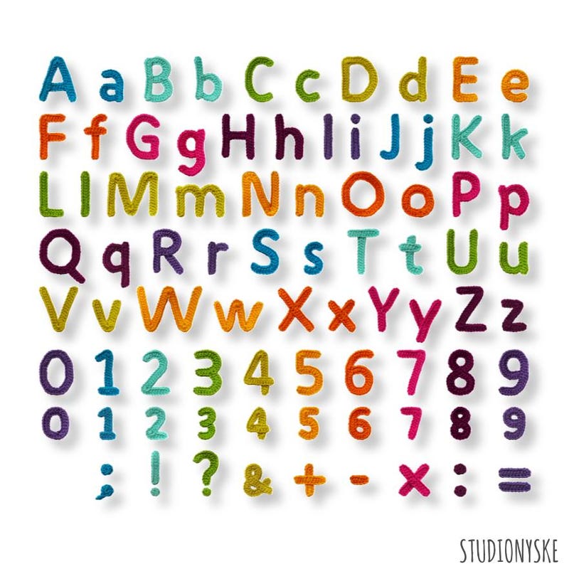 Small Letters - Etsy