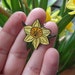 Daffodil Enamel Pin Badge - Etsy