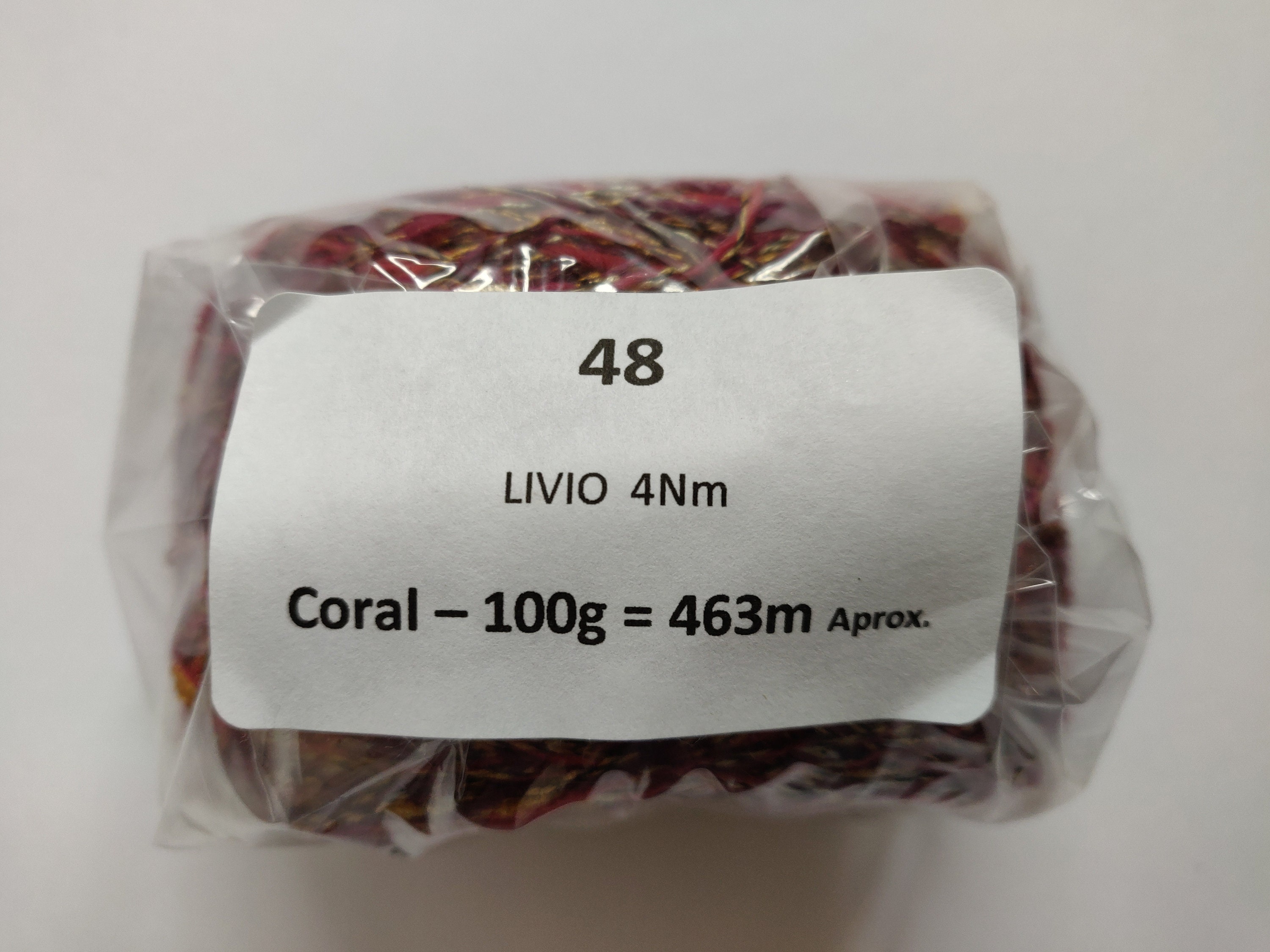 Slub Knop Yarn, 100g Balls Coral, Red, Orange, Gold, Pink Colour Mix ...