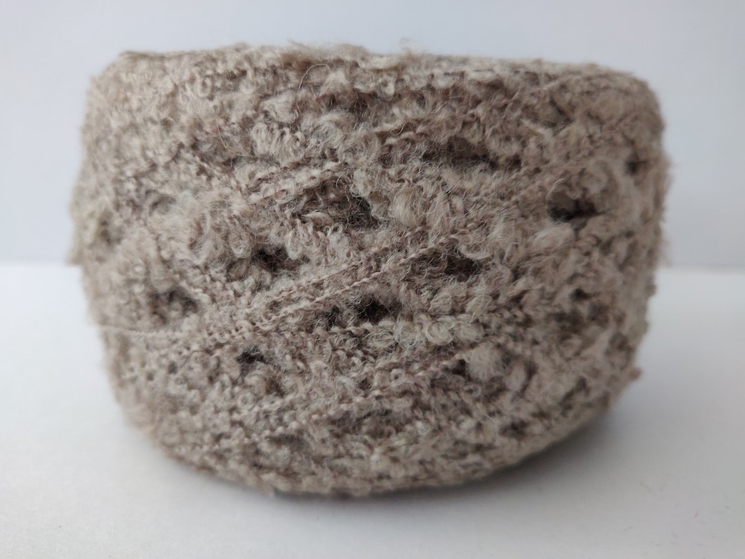 Hilo Boucle o Knop Yarn, bolas de 100g gris, suave turquese gris suave ...