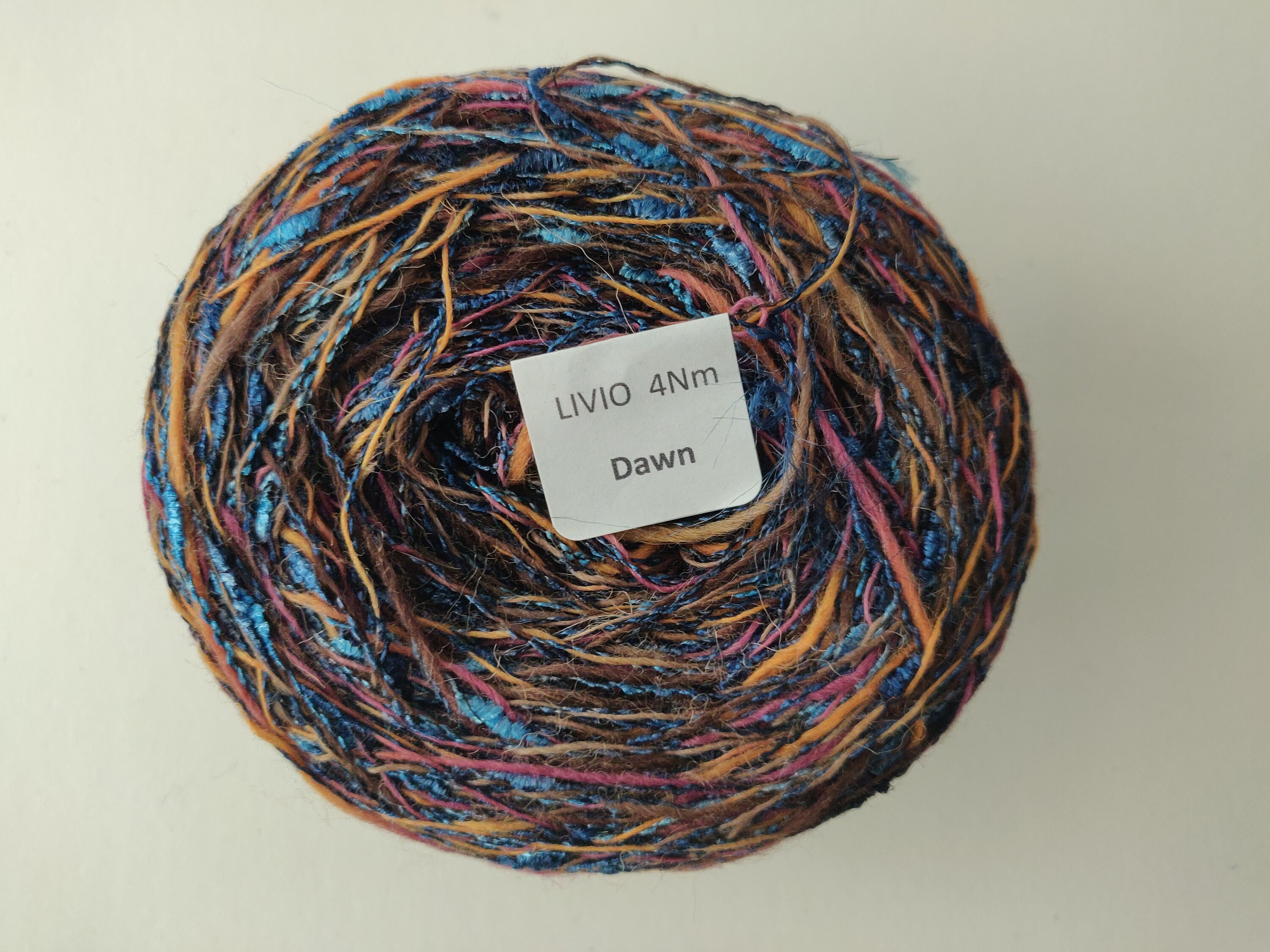 Slub Knop Yarn, 100g Balls Dawn, Blue, Gold, Burgundy Colour Mix, Soft ...