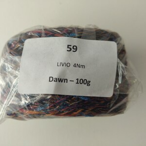 Slub Knop Yarn, 100g Balls Dawn, Blue, Gold, Burgundy Colour Mix, Soft ...