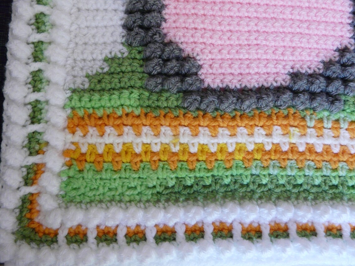 English Dutch Crochet Pattern Baby / Toddler Blanket little Jumbo - Etsy