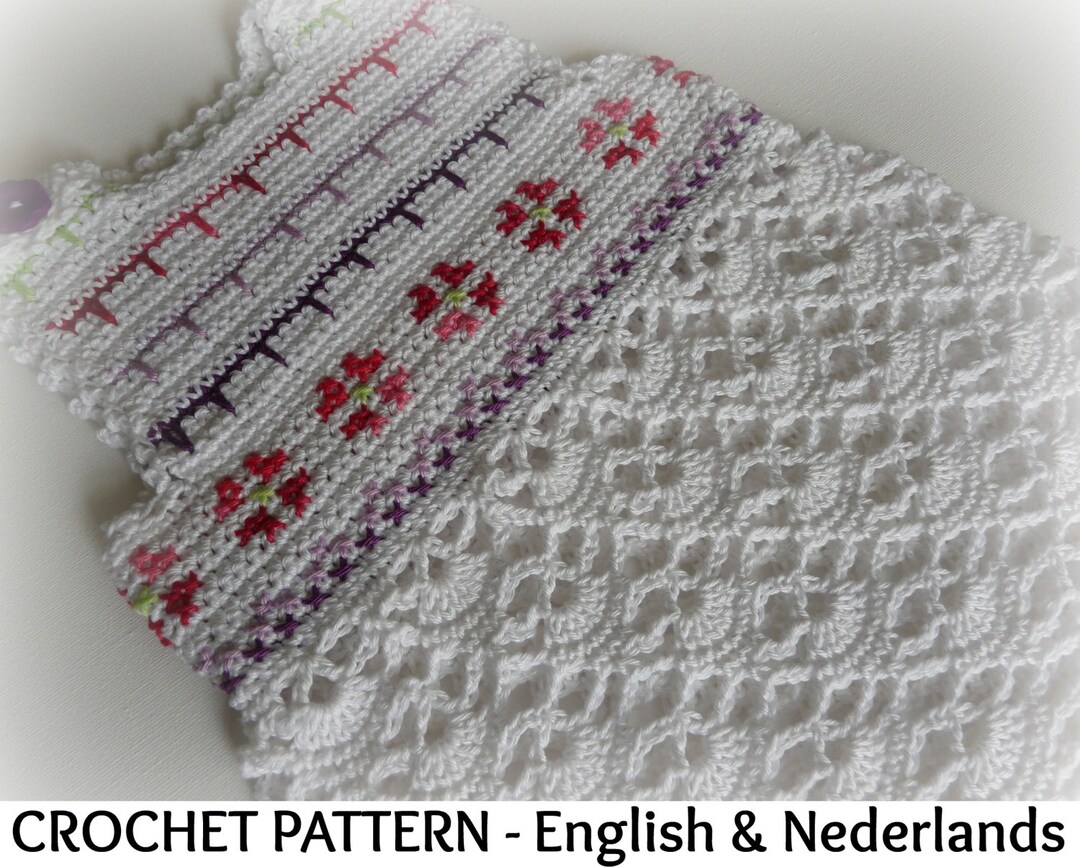 English + Dutch Crochet Pattern Baby & Toddler Summer Dress Hygge 0 ...