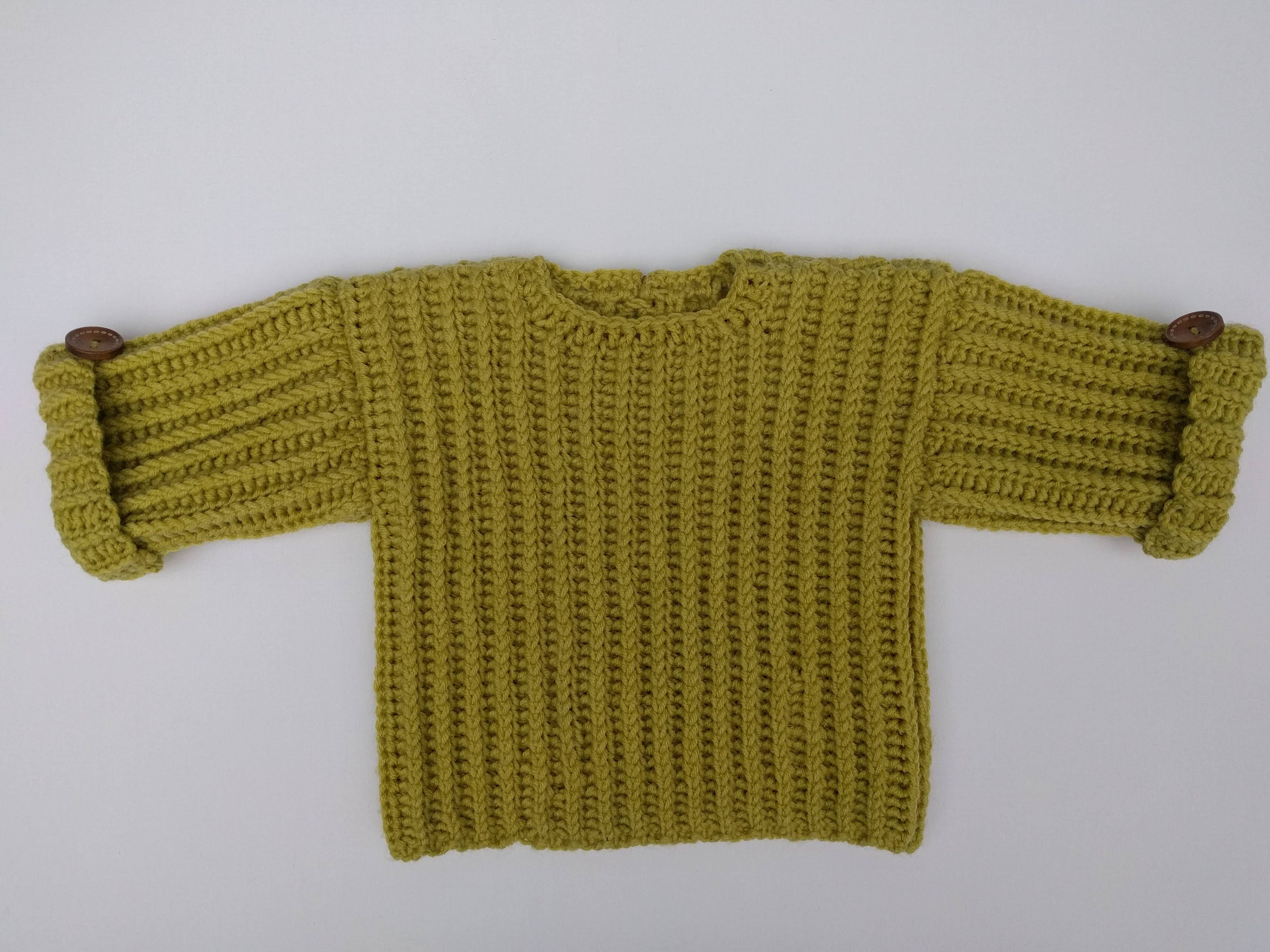 English + Dutch Crochet Pattern Baby & Toddler Gender Neutral Fisherman ...
