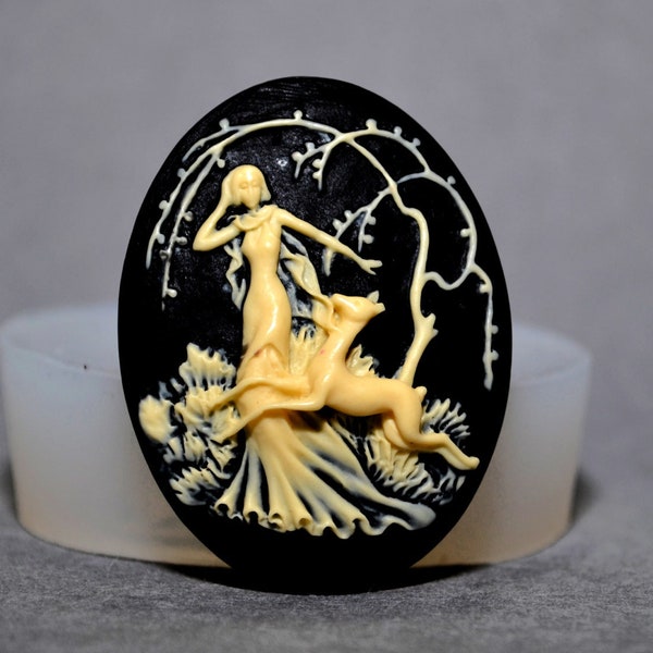 Deer Cameo - Etsy