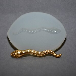 SNAKE SILICONE MOULD Wax Resin Clay Fimo Polymer Clay - Etsy