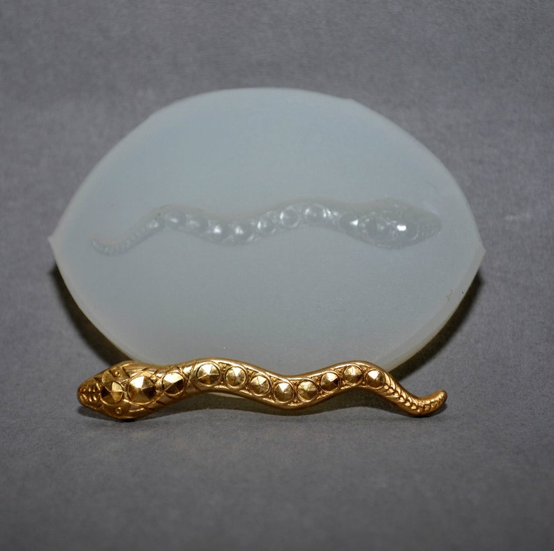 SNAKE SILICONE MOULD Wax Resin Clay Fimo Polymer Clay | Etsy