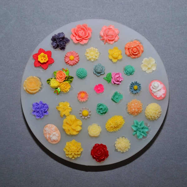 Silicone Mold for Clay Succulents - Etsy