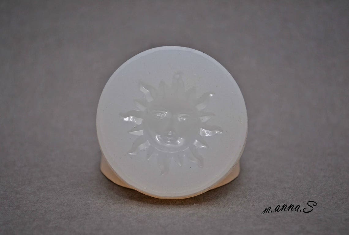 SUN SILICONE PENDANT Silicone Mold Sugarcraft Fimo Polymer - Etsy