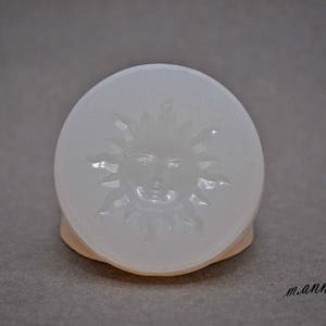SUN SILICONE PENDANT Silicone Mold Sugarcraft Fimo Polymer - Etsy